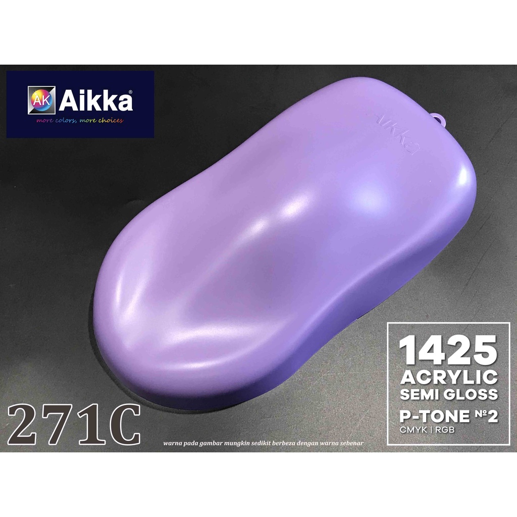 AIKKA Paint PANTONE Colour 271C / 1425 ACRYLIC SEMI GLOSS PAINT ...