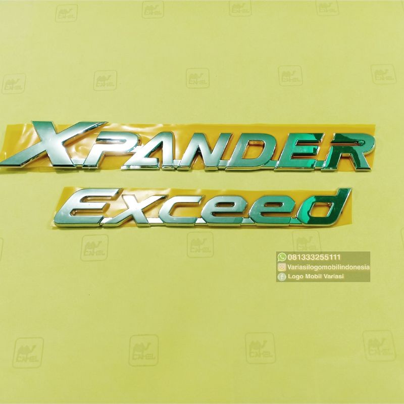 Mitsubishi xpander logo Emblems original Size Luggage xpander cross ...