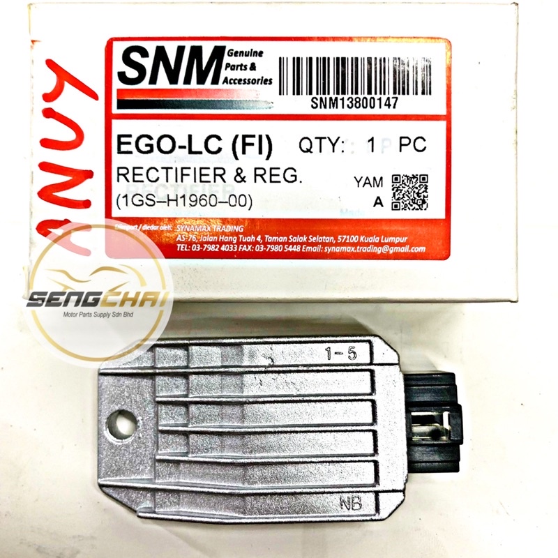SRL115 Fi / FZ150 Fi / EGO S Fi / EGO LC Fi RECTIFIER REGULATOR ...