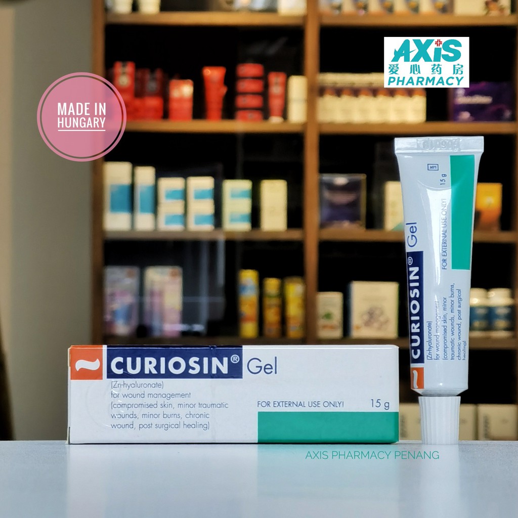 CURIOSIN GEL 15g For Wound Management Exp: 06/2026 (Promote healing of ...
