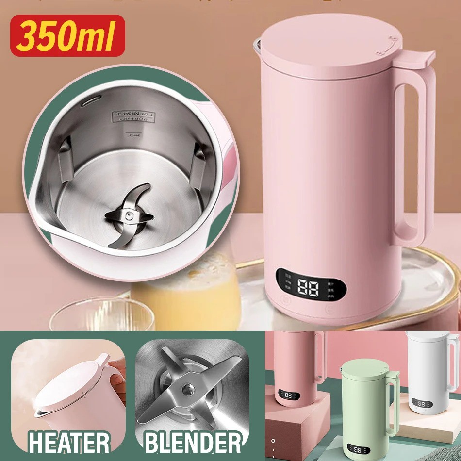 Arjooie 350ml Multifunction Smart Electric Mini Soy Milk Blender ...