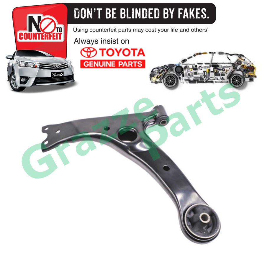 Toyota Original 48069-0M010 Front Lower Control Arm Altis 1.8 Wish 1.8 ...