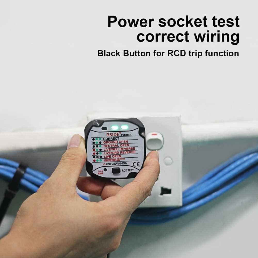 Socket Tester Circuit Polarity Voltage Automatic Detector Wall Plug ...