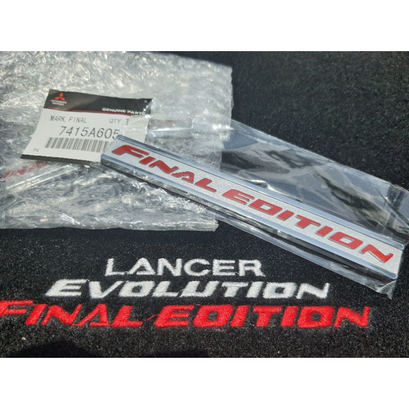 evo 10 lancer inspira final edition emblem | Shopee Malaysia