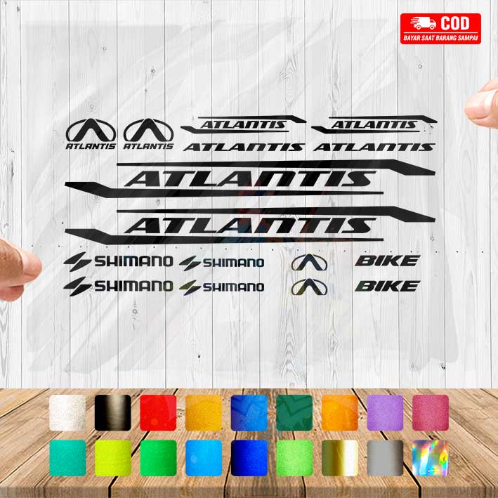 Atlantis Variation Bike Sticker Frame Accessories Body Style Folding ...
