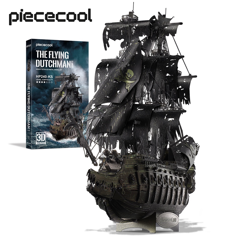 Piececool The Flying Dutchman 3D Metal Model Kits Pirate Ship Gift for ...