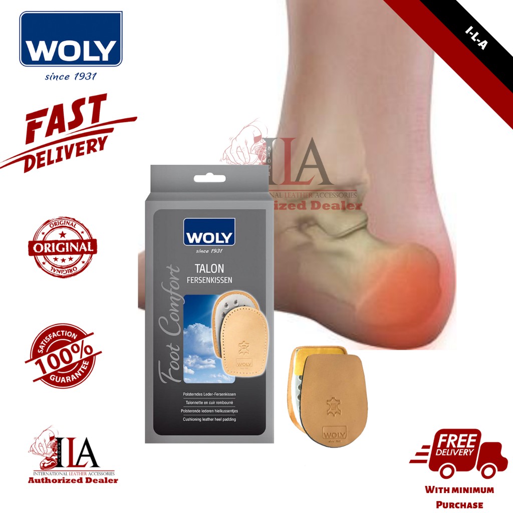 Woly Talon Leather Heel Pad, (Foot Care), Made in Europe | Shopee Malaysia