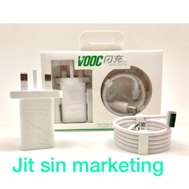 Original VOOC Fast Charger For OPPO With 1 Year Warranty | Shopee Malaysia