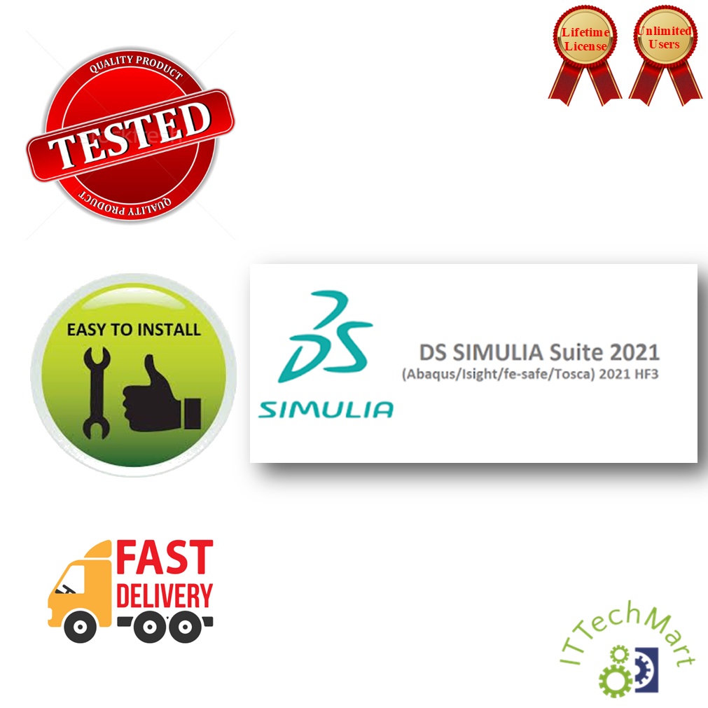 DS SIMULIA Suite 2021 (Abaqus / Isight / Fe-safe / Tosca) | Shopee Malaysia