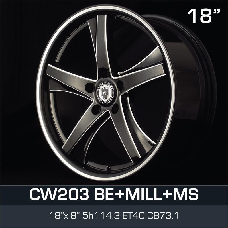 18 inch 8JJ 5X114.3 ET40/45 ORI CAR SPORT RIMS WHEELS CW203 | Shopee ...