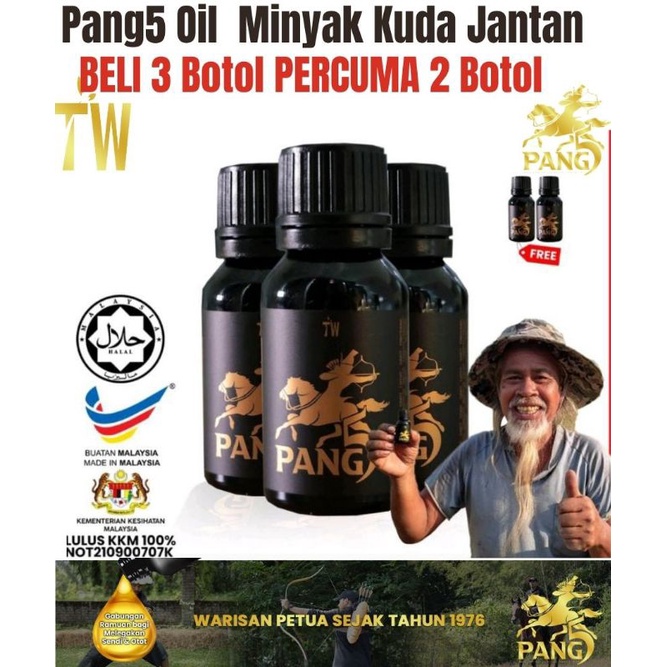 [PROMOSI] Pang5 Oil Minyak Kuda Jantan Original HQ by Safwan Rahid ...