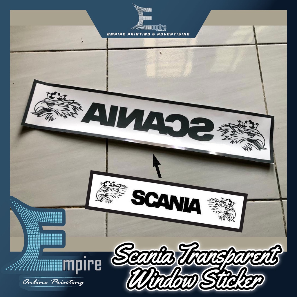💯 READY STOCK 💯 Scania Transparent Window Sticker 💯 | Shopee Malaysia