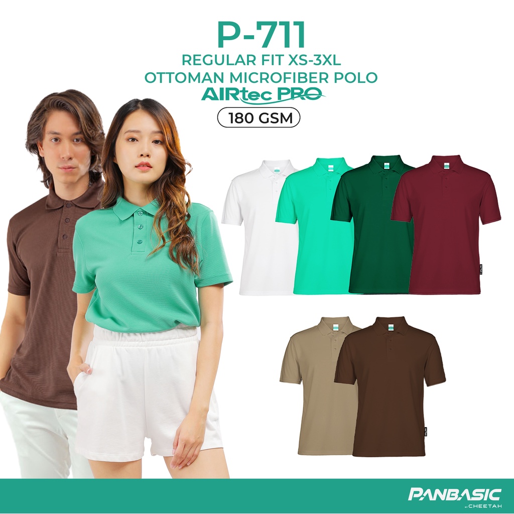 Panbasic x Cheetah Unisex AIRtec PRO Polo- Small Diamond Group B (P-711) | Shopee Malaysia