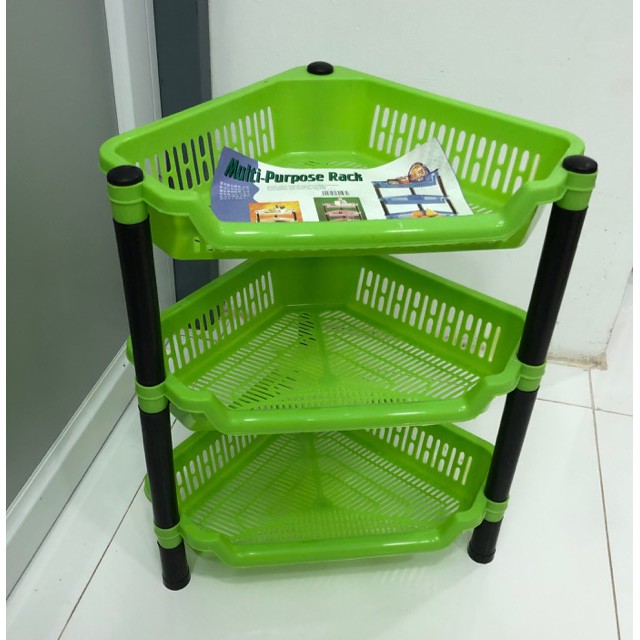 Triangle Multipurpose Storage Rack / Toilet Rack / Rak Dapur / BilikAir ...