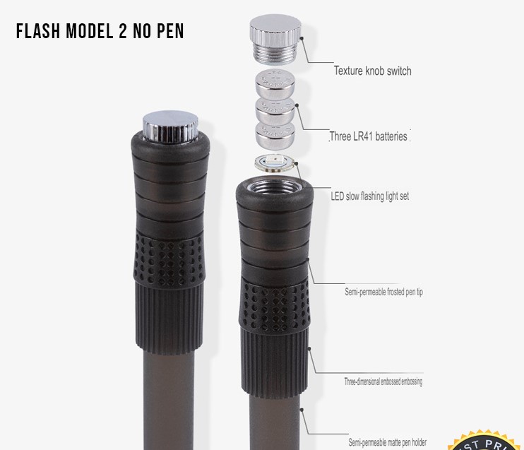 Pen spinning pen random design light student anti stress spining gaming ...