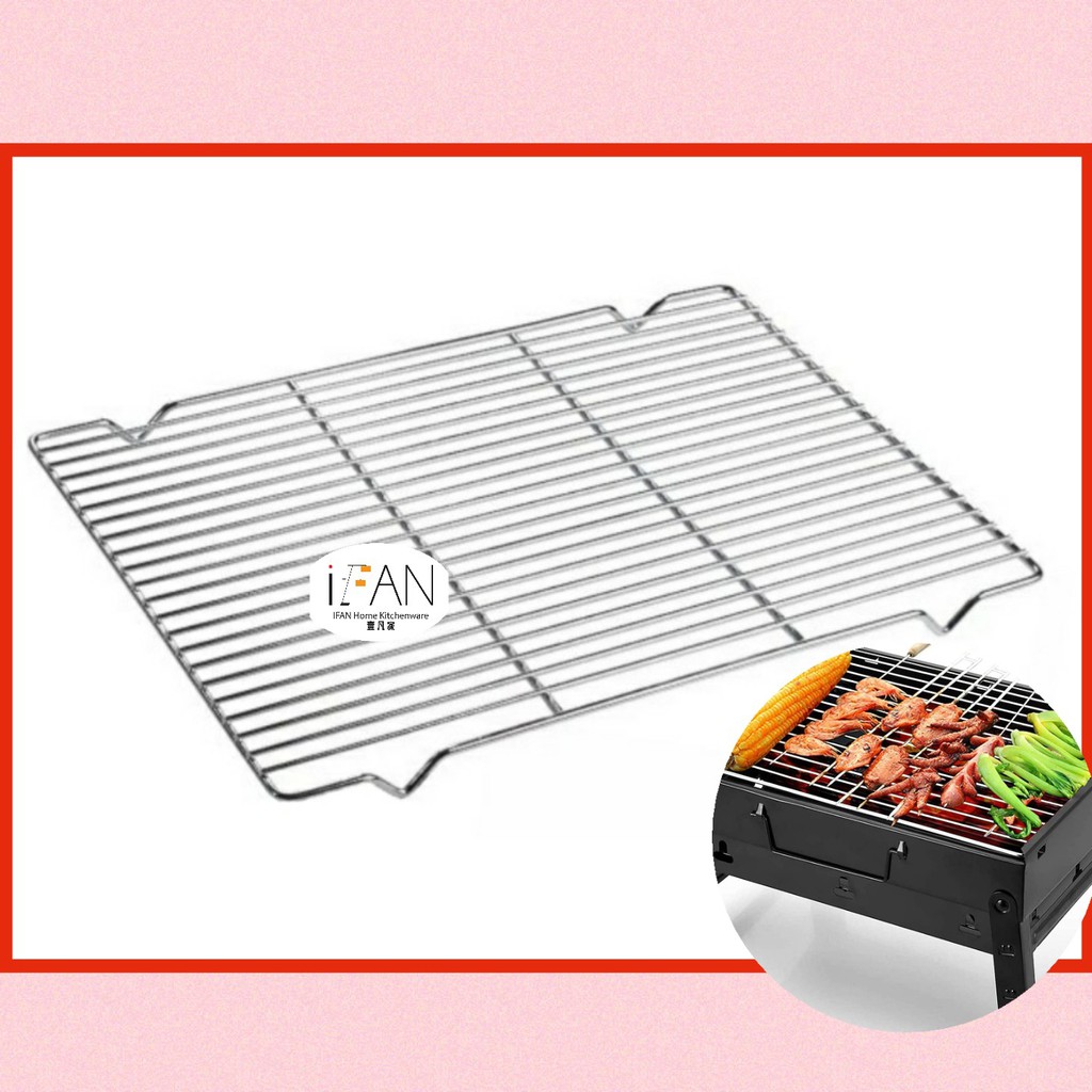 4 SIZES l IFAN HOME l Stainless Steel BBQ Trivet/Rack, 30X35/30X40 ...