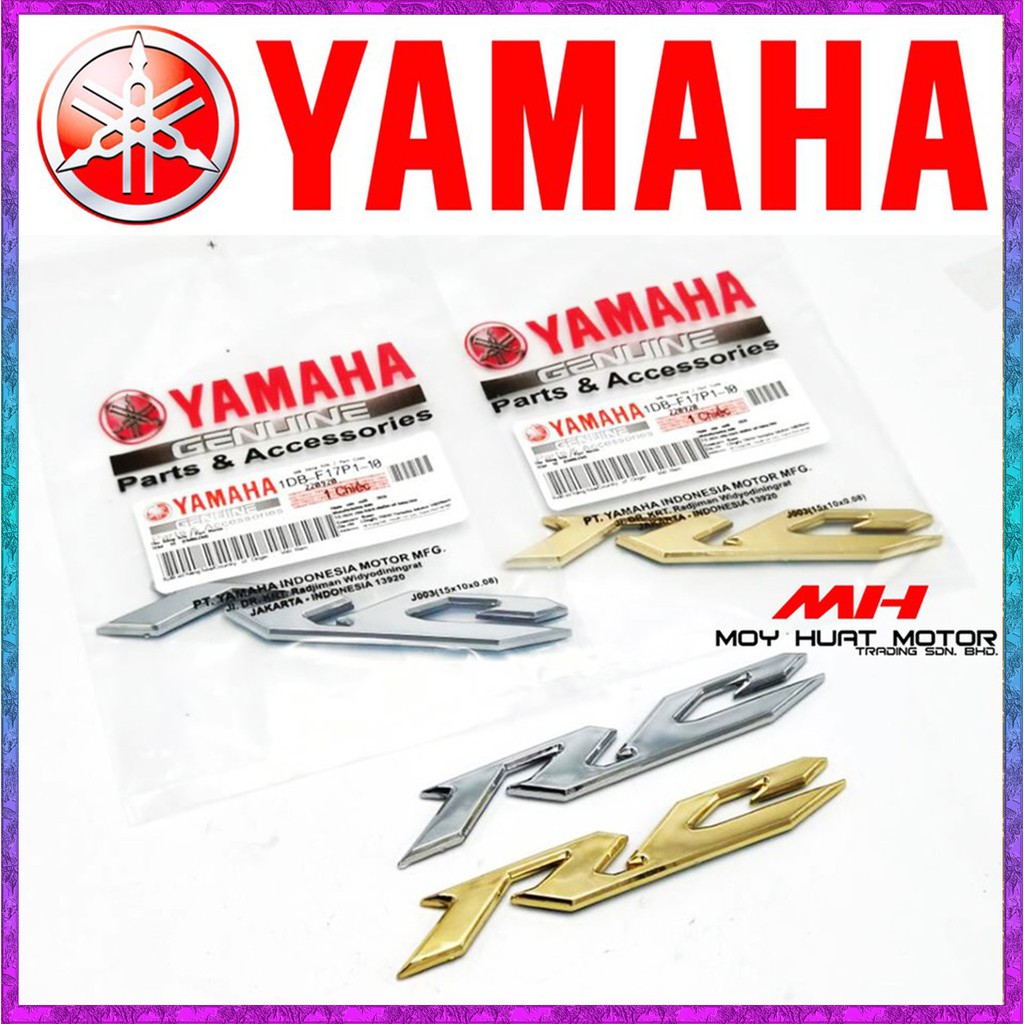Y15ZR (Exciter) RC Logo Timbul - Epoxy Emblem Sticker RC Emblem Yamaha ...