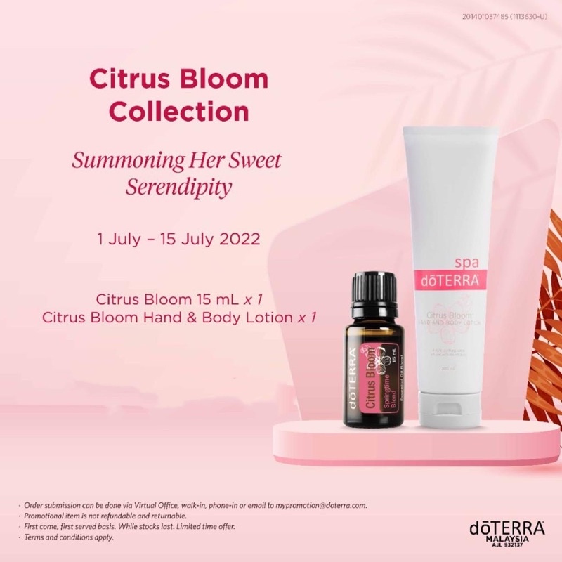 Doterra Citrus Bloom Collection | Shopee Malaysia