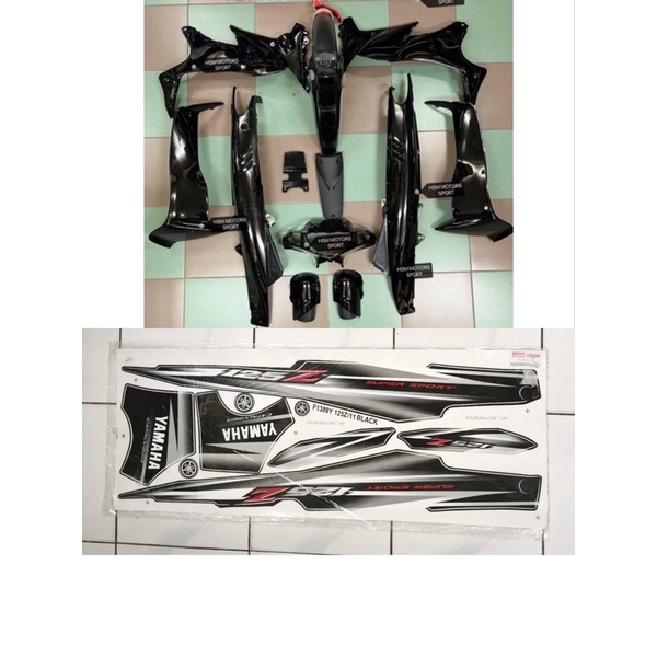 11th hitam skala yamaha 125 125z 125zr y125 y125z y125zr original HLD ...