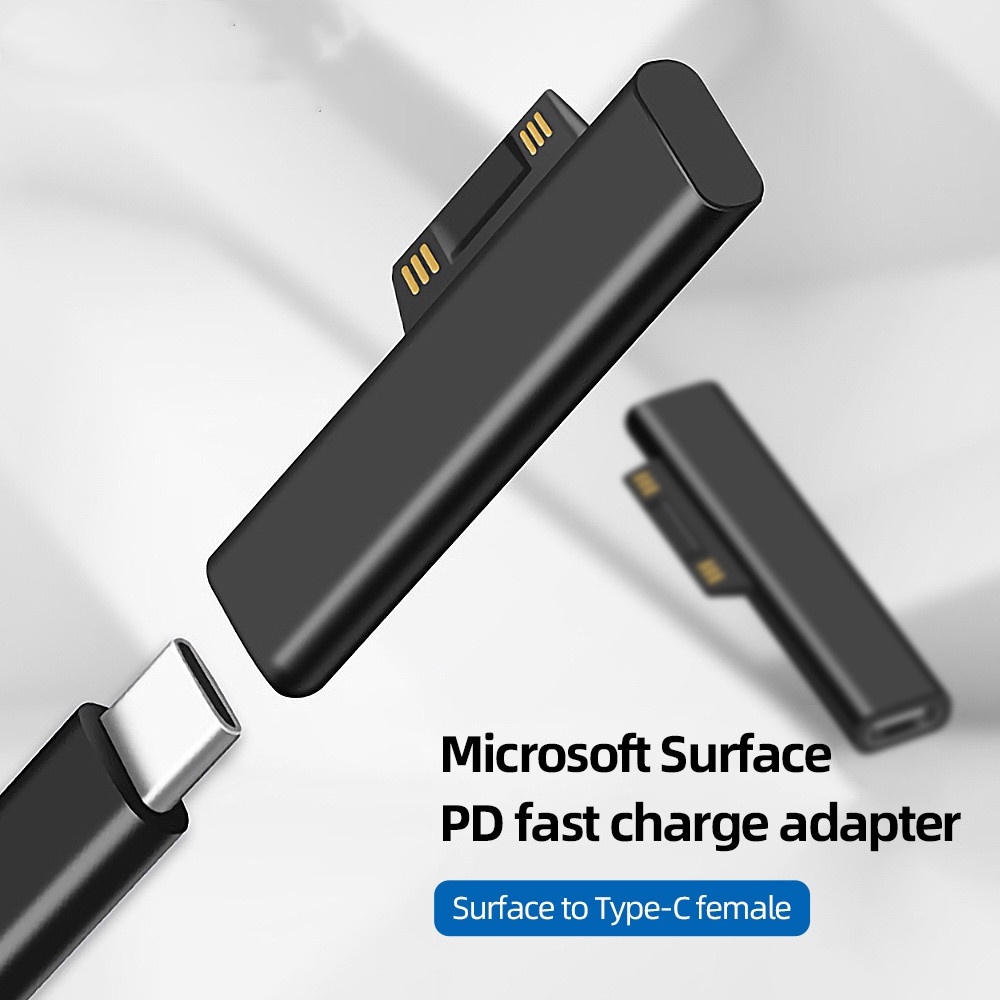 3A USB C PD Quick Charge Adapter Magnetic Converter for Microsoft ...