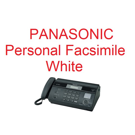 Panasonic Personal Facsimile KX-FT982 (WHITE Colour) Fax Machine OOQ ...