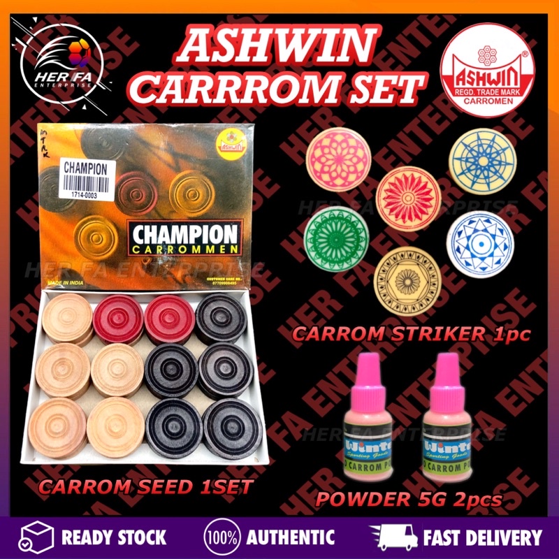 ASHWIN Carrom Set Men Export Quality King Super | Bosco | Champion ...