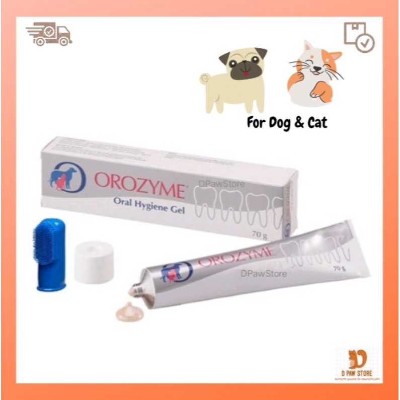 Orozyme Pet Toothpaste 70g. Ubat Gigi kucing anjing. 宠物牙膏 | Shopee Malaysia