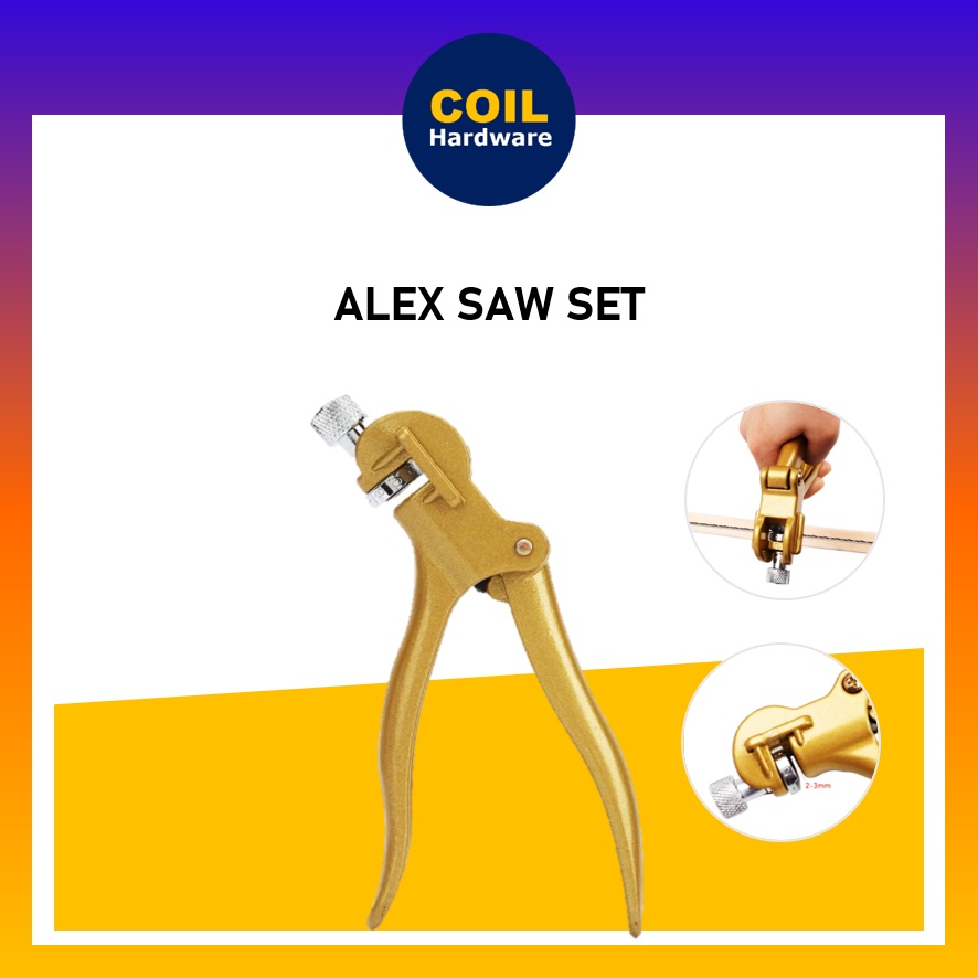 ALEX Saw Tooth Setter | Saw Setting Plier | Saw Set | Pembuka Mata ...