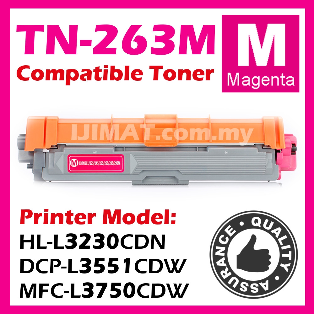 TN263 TN267 TN-263BK TN263C TN263M TN263Y Compatible Toner Brother HL ...