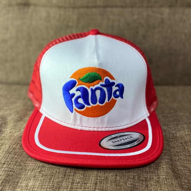 SNAPBACK CAP FANTA CAP (RED) | Shopee Malaysia