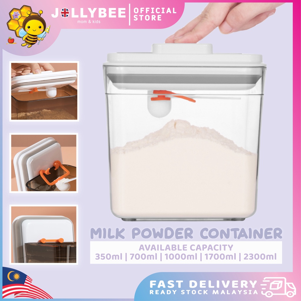 Jollybee Air Tight Baby Milk Powder/Food Storage Container With Scraper ...