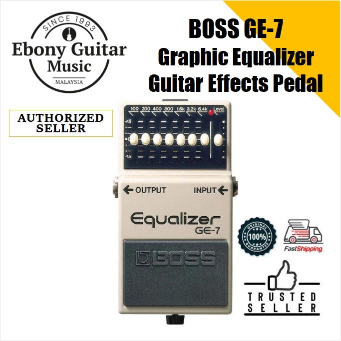 BOSS GE-7 Graphic Equalizer Guitar Effects Pedal | Shopee Malaysia