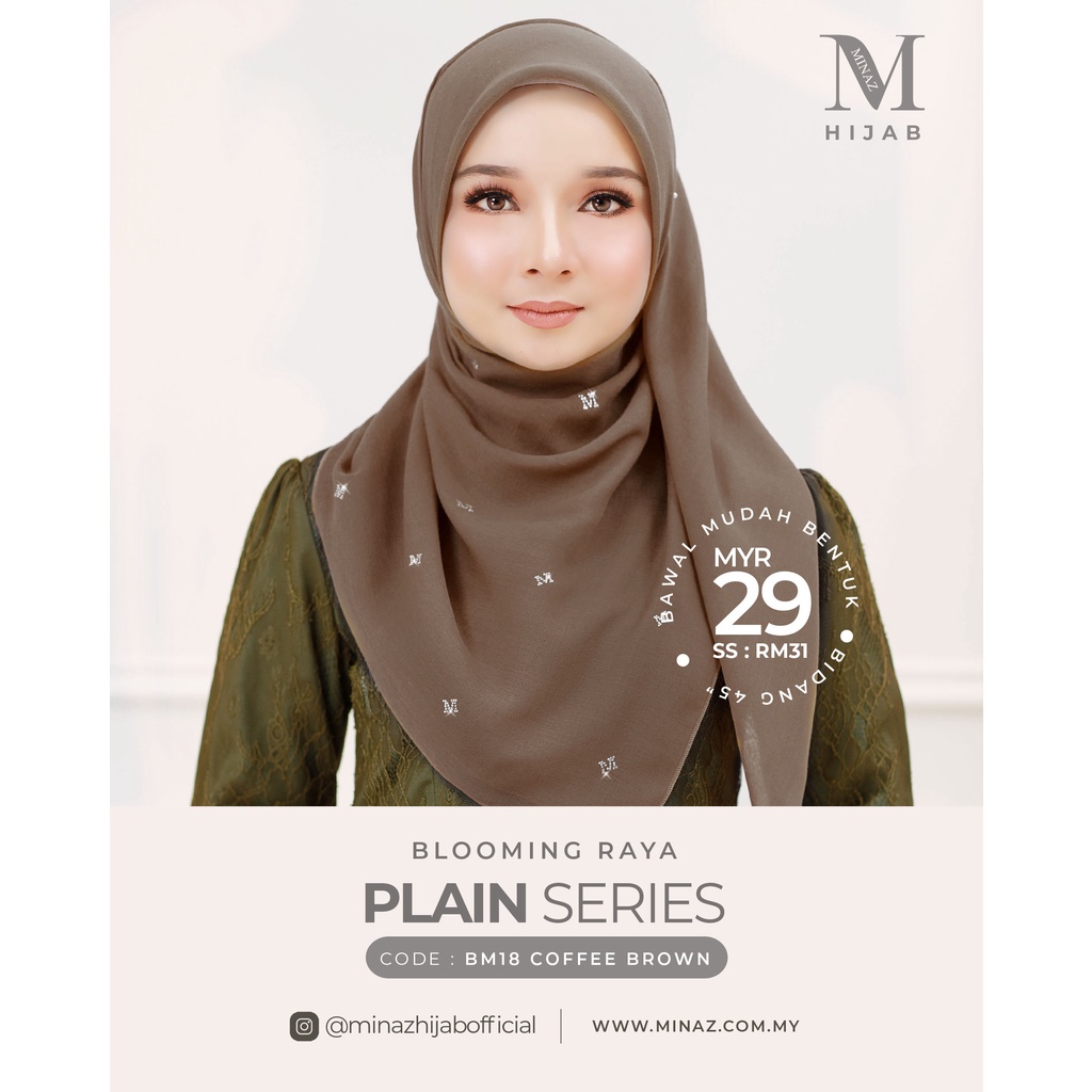 (READY STOCK) BAWAL MINAZ HIJAB PLAIN SULAM BIDANG 45 BAWAL COTTON VOILE TUDUNG SULAM / BAWAL ...