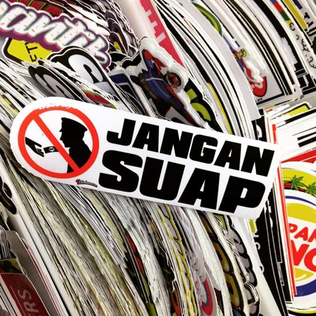 Jangan Suap sticker Stickmaniac F532(B)/F533(S) | Shopee Malaysia