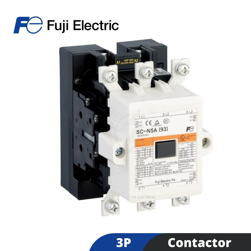 FUJI ELECTRIC SC-N5A MAGNETIC CONTACTOR 3P | Shopee Malaysia