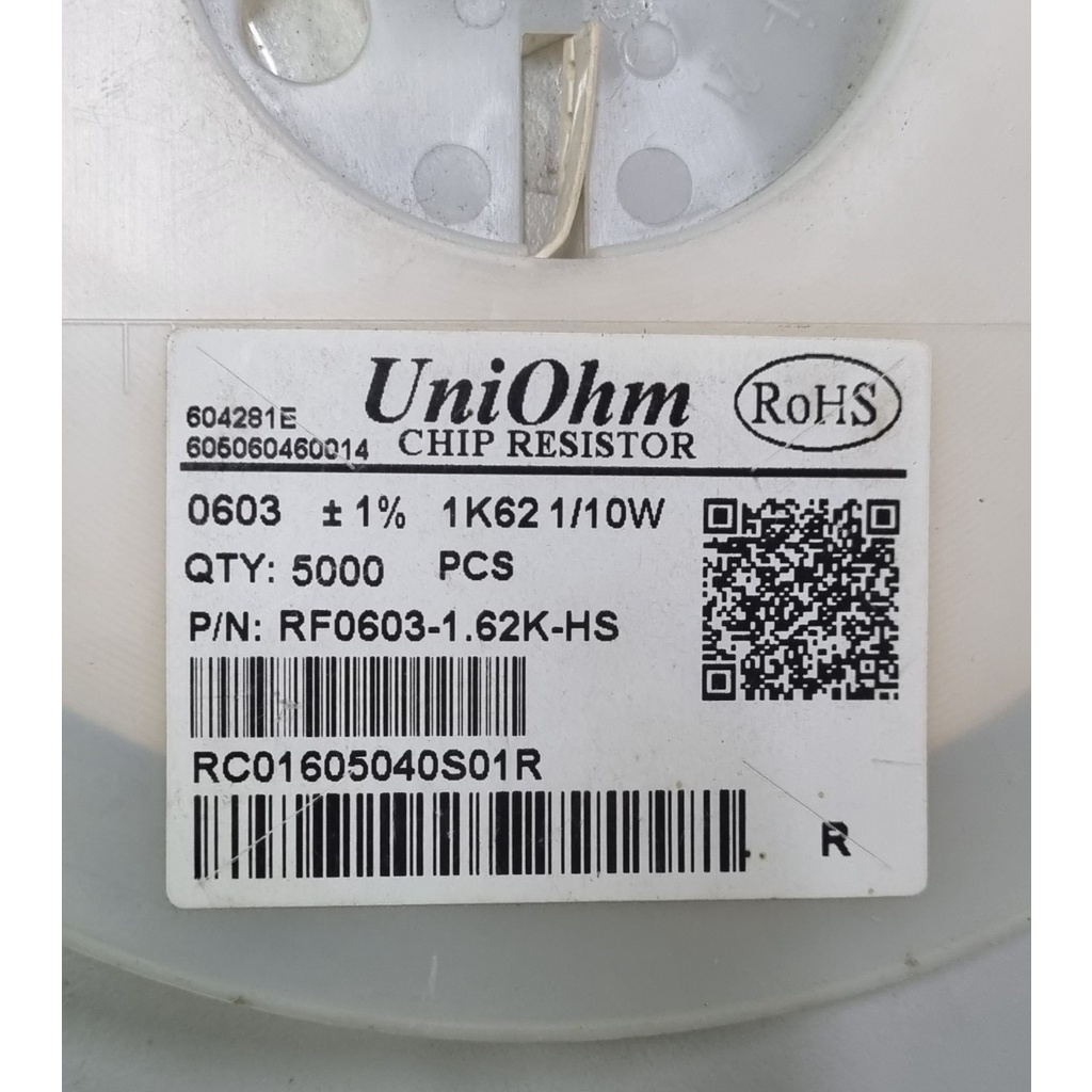 Combo of 20 0603 SMD Chip Resistors 1 ± 1% 0603 Paste resistor Chip 1 ...