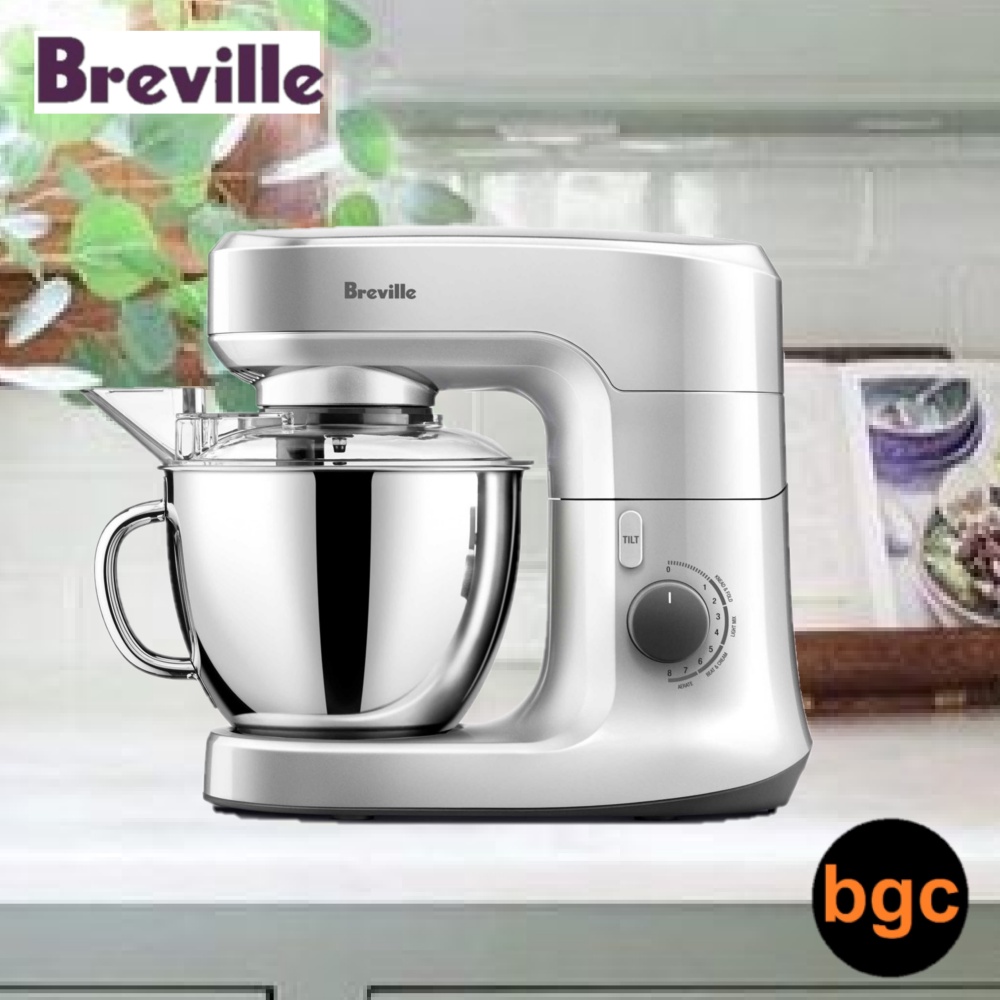 Breville LEM250 / LEM250SIL the Scraper Beater™ 8 Speeds 4.5L Stainless Steel Bowl With Handle ...