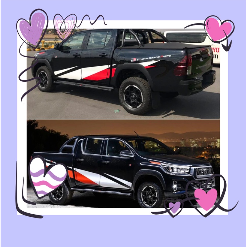 Car sticker FOR Toyota Hilux body tail decoration Pickup truck ...
