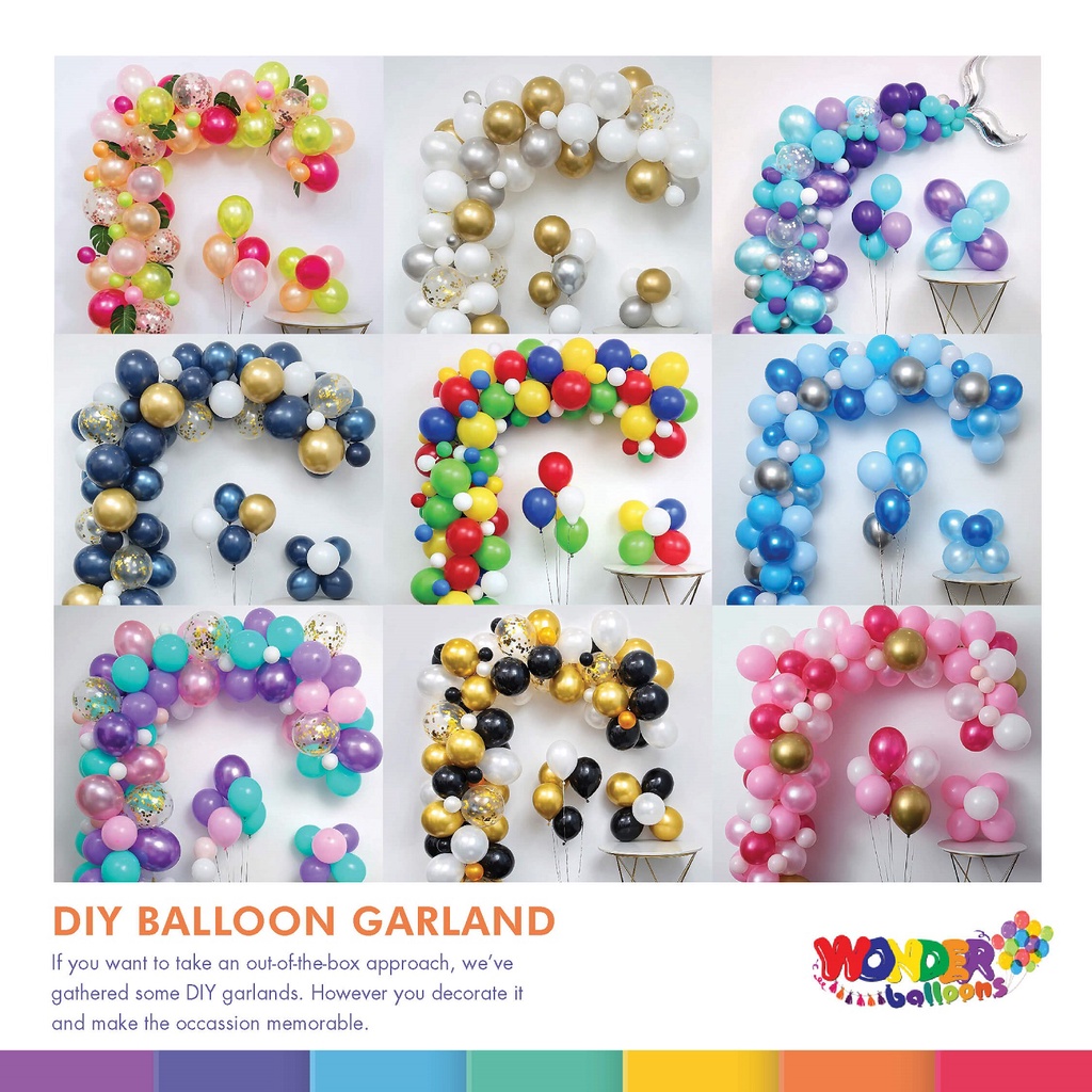 [100+ pc set] Wonder Balloons DIY Balloon Garland Kit | WB DIY Organic ...