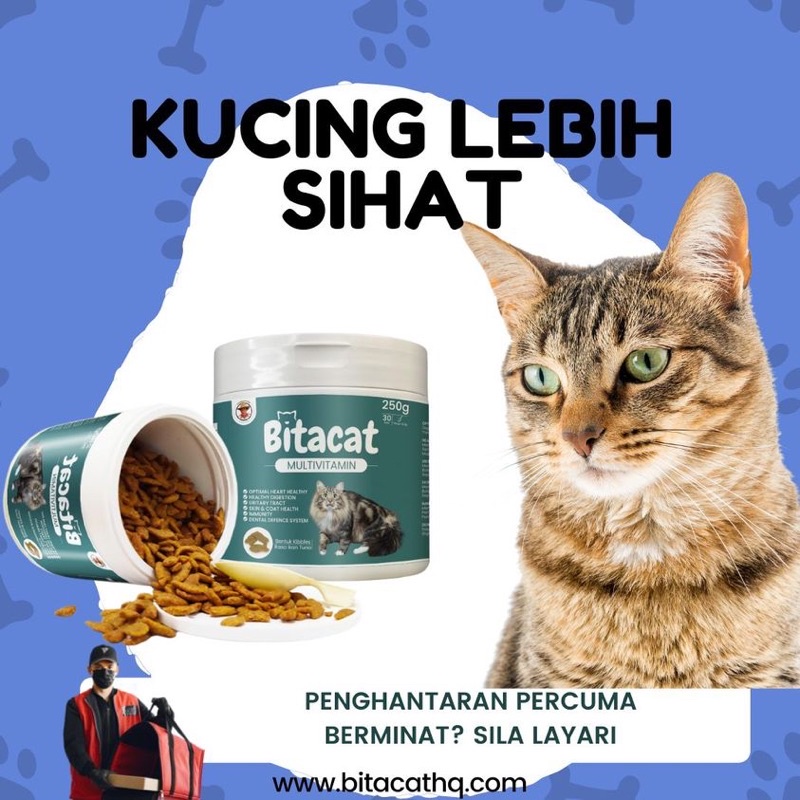 🔥FAST SHIPPING + ORIGINAL🔥VITAMIN KUCING READY STOCK BITACAT VITAMIN ...