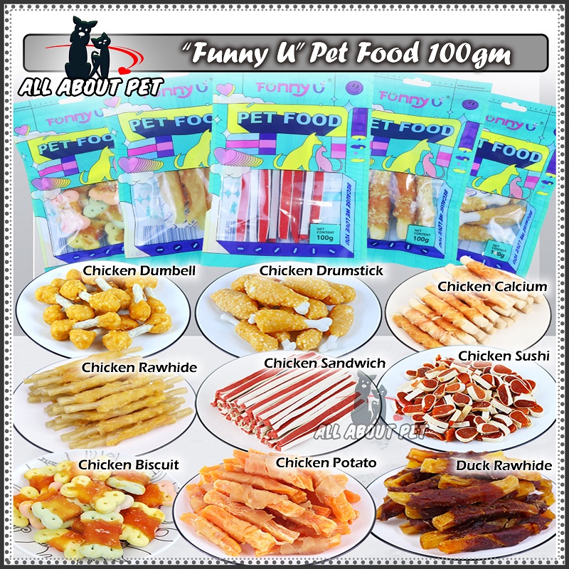 ‼️READY STOCK‼️ Funny U Pet Healthy Snack / Dog Snack / Dog Treats 100g ...