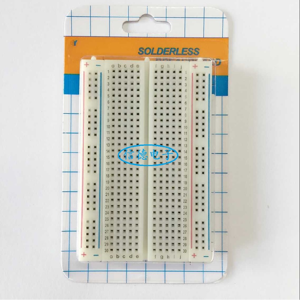 [Splicable] 400 Hole High-Quality Breadboard Mini Small Breadboard ...