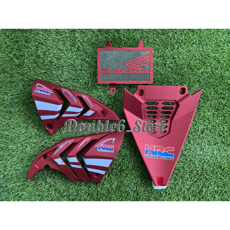 HONDA RS150 V1 V2 V3 SIDE ENGIN COVER COOLANT COVER ENGINE COVER COLOUR PNP RS150 SET CARBON ...