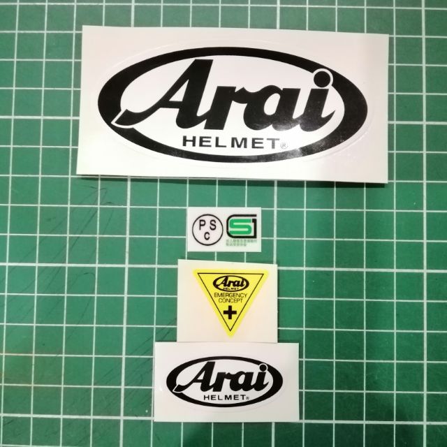 🔥 Sticker Arai Helmets full set | Shopee Malaysia