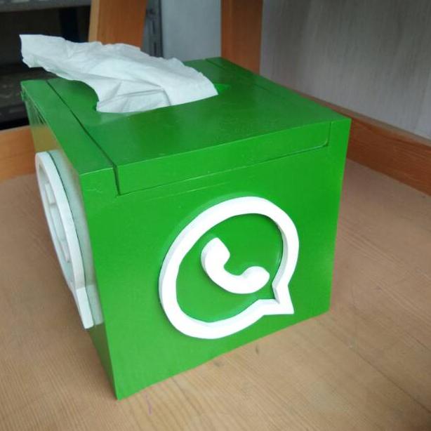 KAYU Whatsapp tissue box / wooden / unique / contemporary / special ...