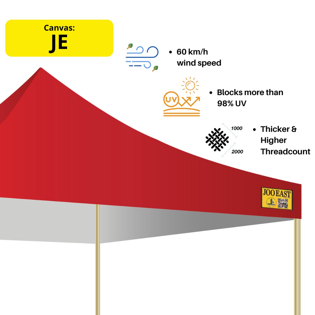 Canvas for 6x6ft Canopy Tent [JOO EAST] Kain Bumbung Kanopi Pasar Malam ...