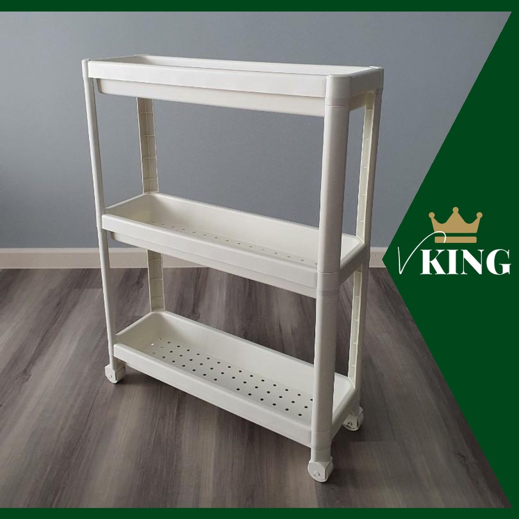 STORAGE TROLLEY TROLLEY SHELF 54X18X71CM TROLI BATHROOM TROLLEY KITCHEN ...