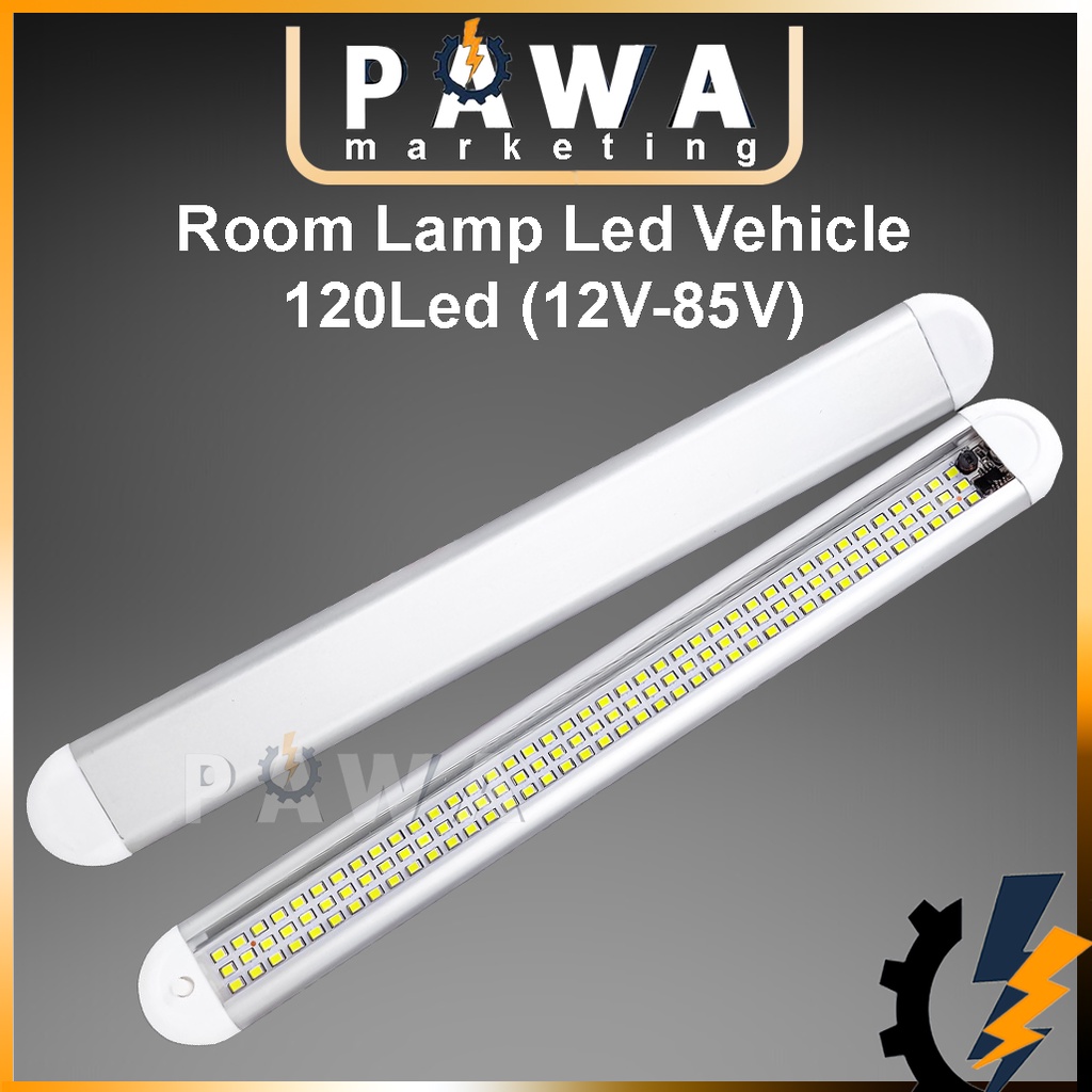 VOTEC 100% Authentic Car Room Lamp 120LED White 12V 24V Car Van Lorry ...