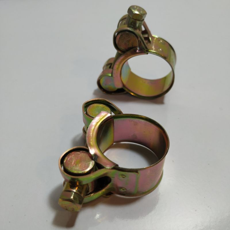 2pcs HOSE CLAMP HOSE CLAMPS Heavy Duty Clam Selang W1 23-25 T bolt ...