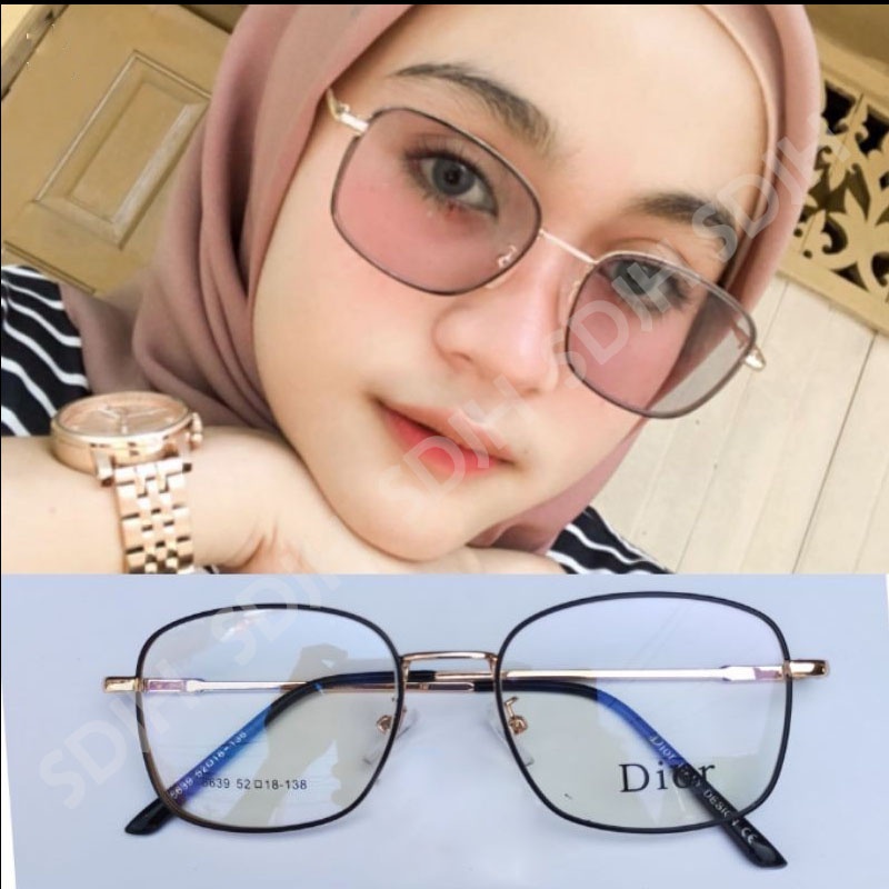 Fashion Photochromic Glasses Anti Blue Light Cermin Mata Bulat for ...
